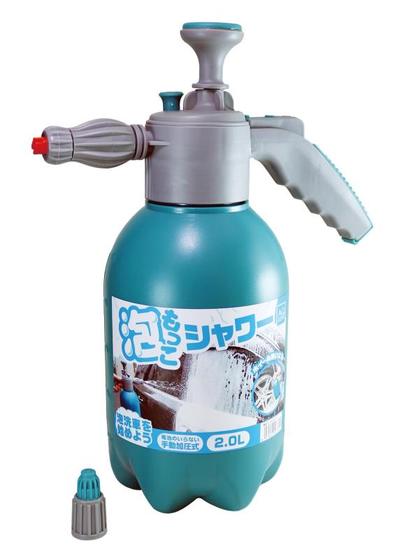 AQ. AUTOBACS QUALITY 泡もっこシャワー 2L製品サイズ:約W245mm×H340mm×D125mm容量:2.0L材質:ヘッド部 ポリプロピレン /タンク部 ポリエチレン