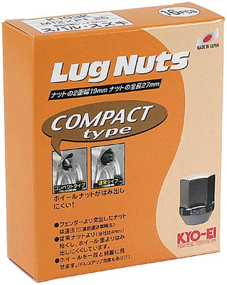 サイズ:[ 袋タイプ ] 19HEX ●M12 x P1.25●個数:16PKYO-EI [ 協永産業 ] ラグナットコンパクト [ 個数:16個入 ] [ 袋タイプ ] 19HEX M12 x P1.25 K103K-16P / M12×...