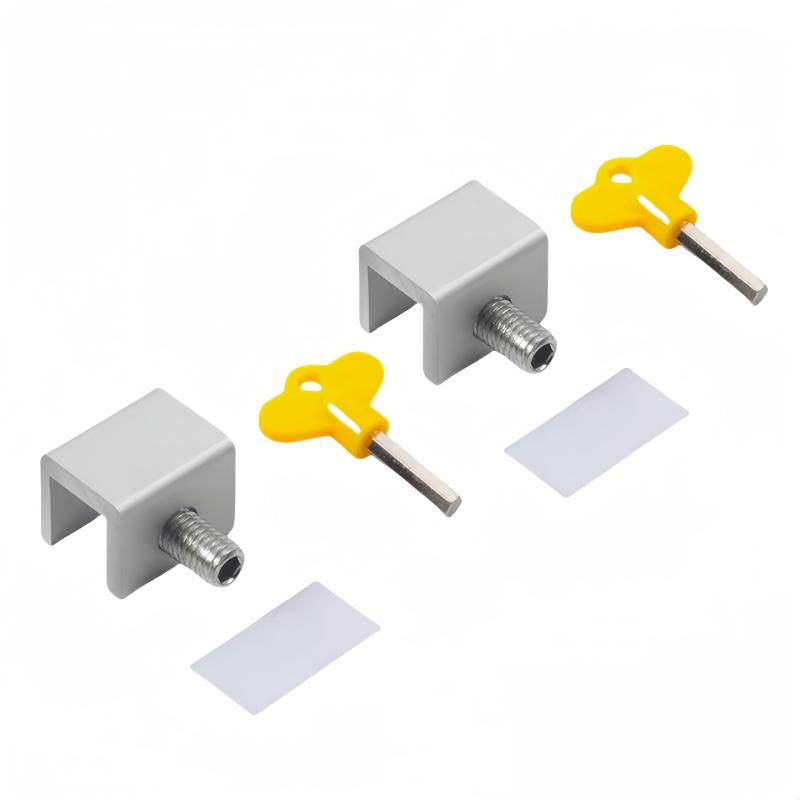 サッシロック - 無工具で簡単取り付け、窓の開閉制限、窓からの落下を防止 窓 ロック 2個子供の安全を守る：窓の開閉を制限し、子供の窓からの転落を防止する安全ロックストッパー。最高品質のアルミ合金製：耐久性に優れ、強度と耐摩耗性があります。...