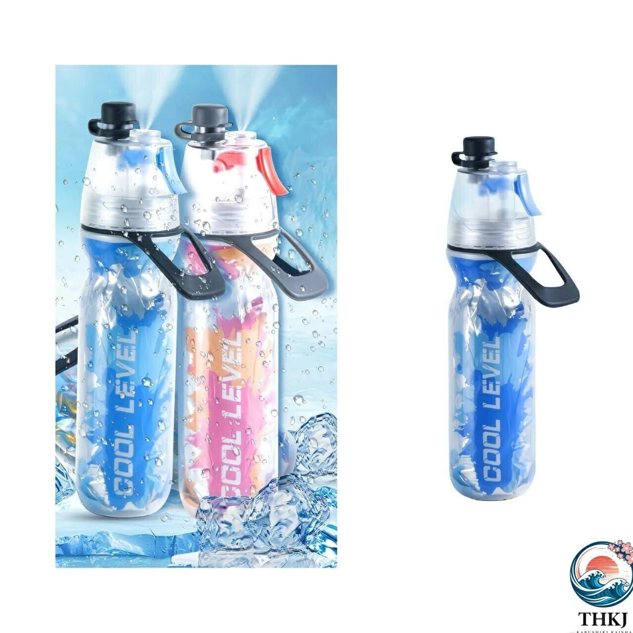 商品説明 商品詳細 水分補給とクールダウンが両方できる冷却ミスト機能付きのドリンクボトル。 1本でドリンクとミスト両方使えるのでスポーツや熱中症予防に良さそうですね！ 容量：500ml。温度：-10〜60℃。 関連キーワード 水筒 シンプル...