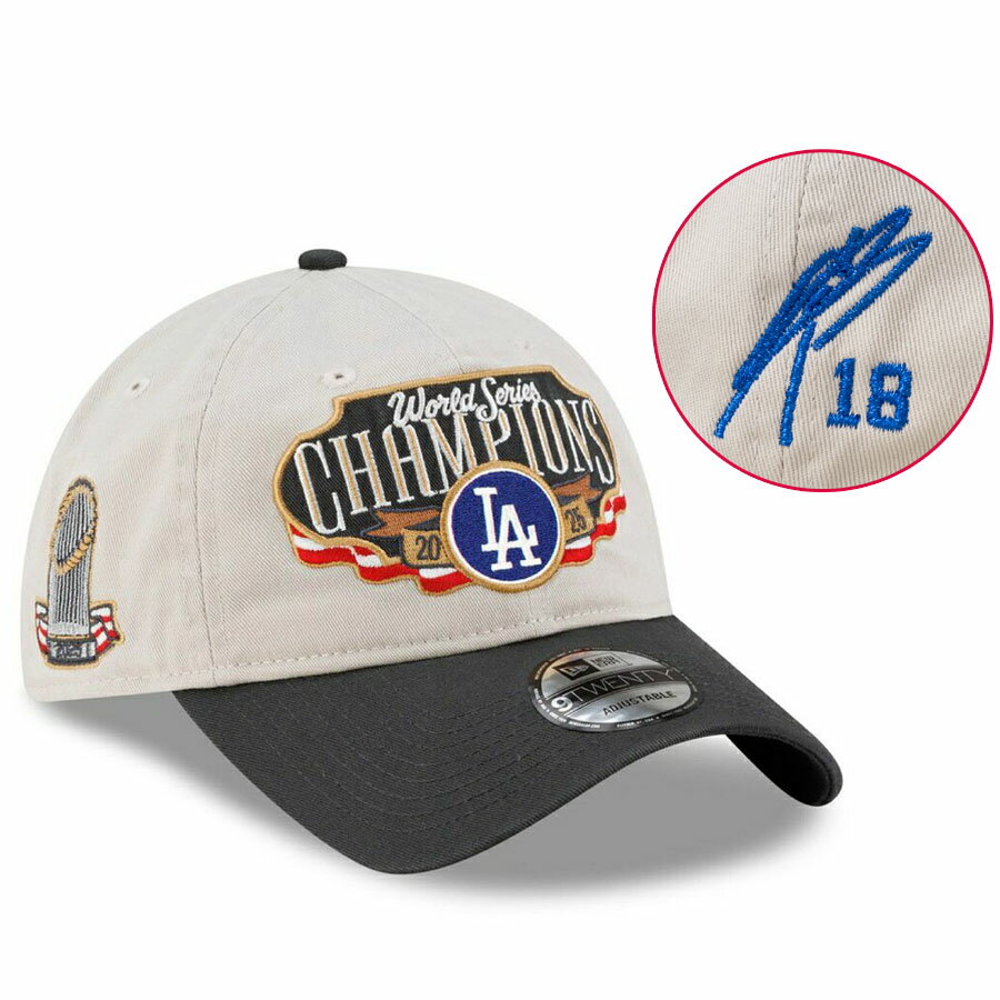 アイテム情報■【海外カスタム】2025 World Series Champions Locker Room 9TWENTY Adjustable Hat (Royal Player Sign/Royal Number)2025年ワールドシ...