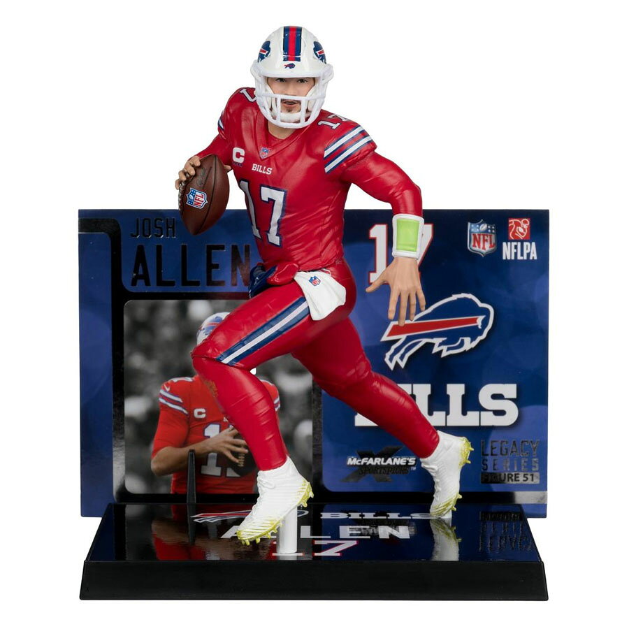 アイテム情報■McFarlane NFL 7インチ ポーズドフィギュアバッファロー・ビルズ所属 ジョシュ・アレン選手モデル。NFLスター選手をリアルに再現。NFL公式ライセンスアイテムです。■Mc Farlane マクファーレンアメリカのコ...