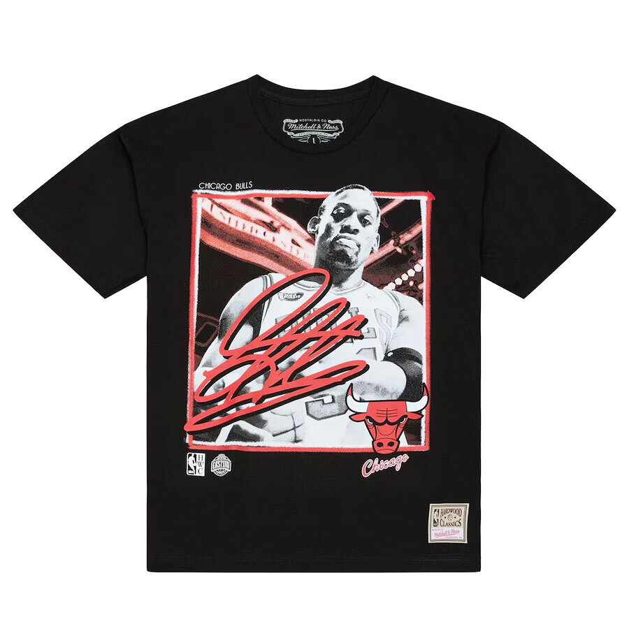 アイテム情報■NBA Freeze Frame Classic T-ShirtMitchell&Ness（ミッチェル&ネス）製のNBAライセンスTシャツ。シカゴ・ブルズ／デニス・ロッドマンモデルのアイテムです。■ミッチェル＆ネス メーカーサ...