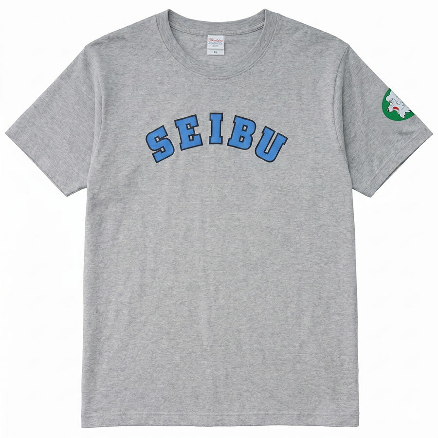 アイテム情報■西武ライオンズ 復刻 Tシャツ 2002モチーフ2002年当時の西武ライオンズのユニフォームデザインをモチーフにした復刻Tシャツモデルです。グレーのボディに、胸元には「SEIBU」ロゴを配したシンプルで存在感のあるデザインが特...