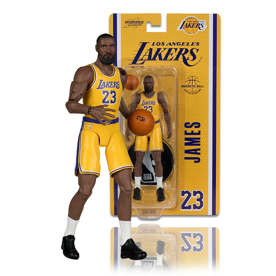 アイテム情報■McFarlane SportsPicks NBA LeBron James 6インチ アクションフィギュア2026年展開のSportsPicks 6インチ可動シリーズ、レイカーズのレブロンジェームズ選手モデル。可動仕様で、バ...