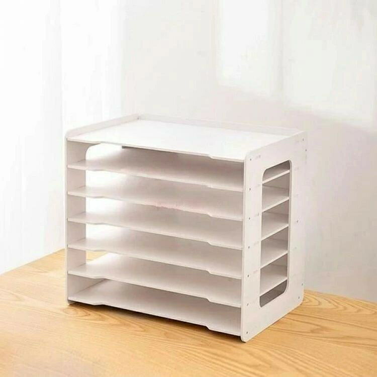 ファイル収納ケース デスク上置き棚 多