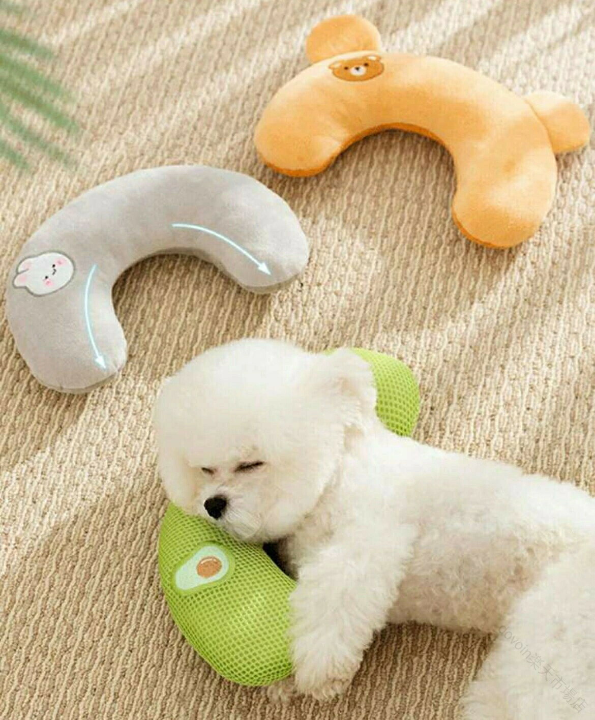 クッション ペット用 まくら 枕 犬/猫 あごのせ枕 ペットベッド ふわふわ 通気性 崩れにくい 環境に優しい 肌触りの良い 7.5kgまで適用ポリエステル製/可愛いペットのまくらです！【ご注意くだいさい】1，モニターの発色具合によって実際...