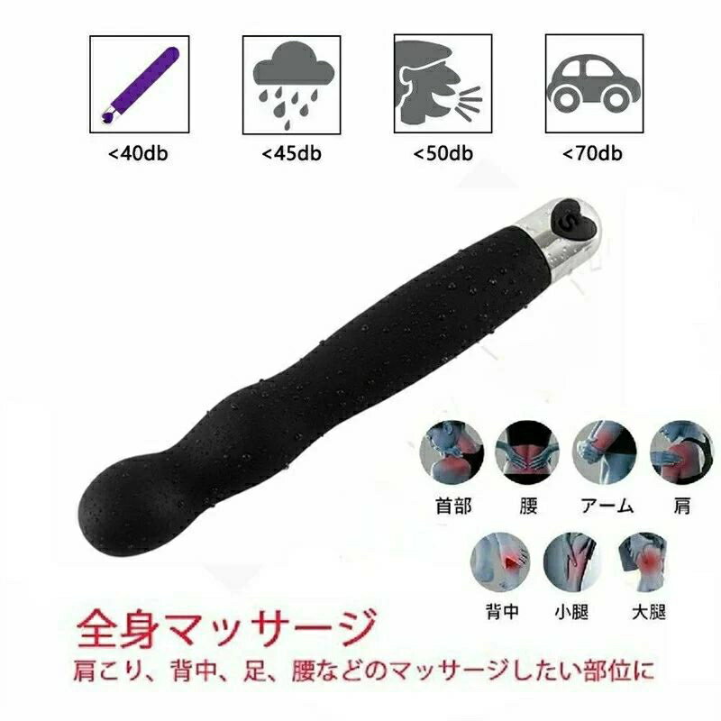 【多段階振動】全身マッサージに適している。小型で高性能！この製品では、さまざまな振動モードから適切な振動強度、速度、時間間隔を選択できます。強力な振動速度を持ち、速度は5000/minに達し、高速から低速まで自由に転換し、煩わしい設定を必要...