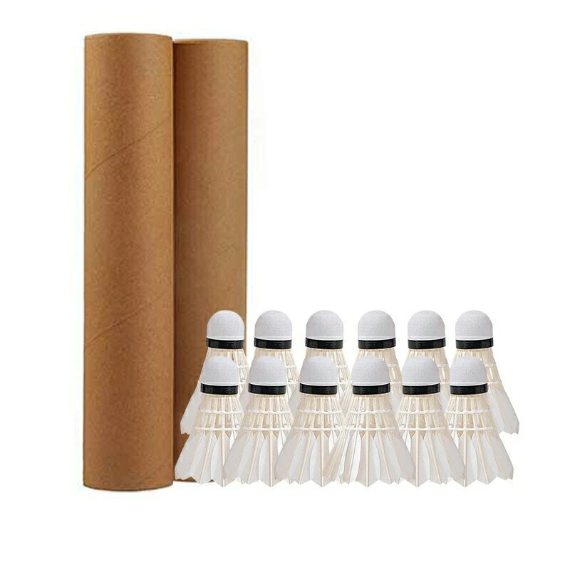 プレミアムバドミントン -の細かいグースフェザーを装備し、軽量で滑らかで均一な飛行を実現します。 耐久性 - 優れた羽毛と頑丈な構造により、ボールを継続的にプレーし、長時間使用することができます。 安定性 - 安定したバウンスと安定した飛行...