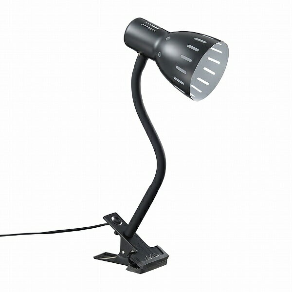 LED電球にも対応しているクリップライトです。 はさむだけで、簡単に設置できます。 店内のアクセント照明や商品のスポット照明にオススメ。 【仕様】 ●セード:約Φ92×D142mm ●アーム長:約300mm ●クリップ:約W65×H75×D...