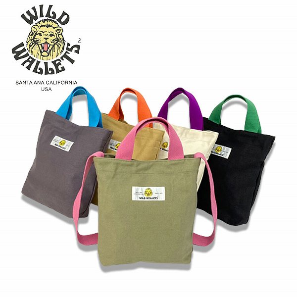WILDWALLETSブランドのトートバックです。 サイズ・容量/W:290mm　H：270mm　D：100mm 素材・成分：16ozコットンキャンバス お届けまでに1週間程度かかる場合があります。北海道・沖縄・離島へは別途送料が必要となり...