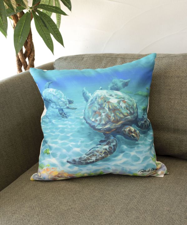HAWAII現地アーティストのパトリック・チンの絵が描かれたクッションカバー。 日本ではkahikoでしか手に入りません。 HAWAIIの素敵な風景があなたを癒してくれます。 サイズ 縦 45cm 横 45cm 素材 ポリエステル100% ...