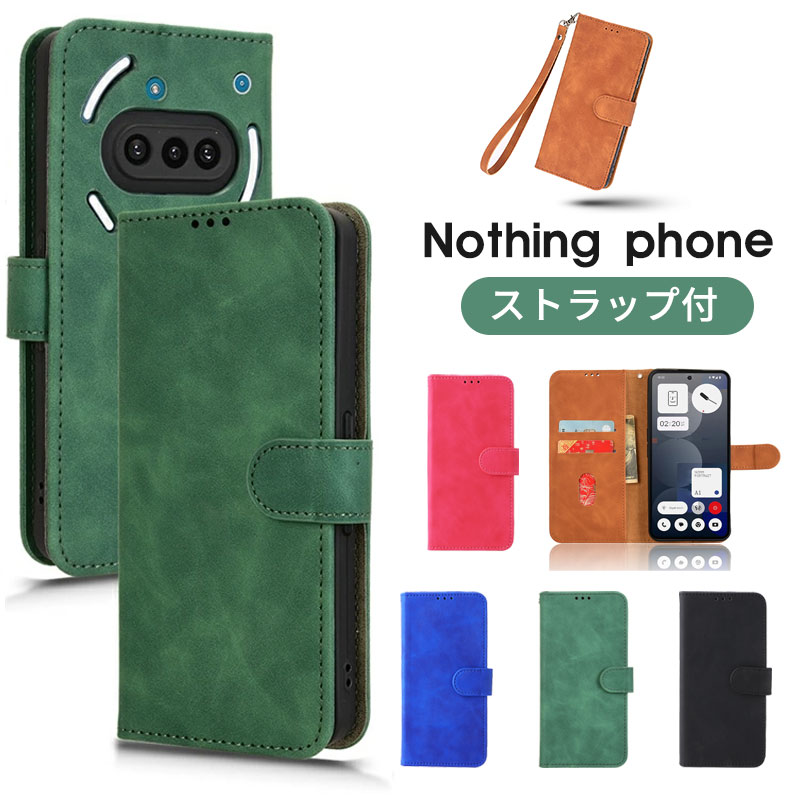 商品名Nothing Phone (3a) Lite ケース ストラップ付き ナッシング フォン 3a 手帳型 Nothing Phone (3a) Lite カバー マグネット PUレザー 手帳型 Nothing Phone (3a) L...