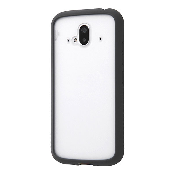 らくらくスマートフォン F-52B ケース ハードケース マット ハイブリッド SHEER シアーホワイト ブラック カバー スマホケース 安心の滑り止め付き。しっとりさらさらなラバーコーティングにより指紋が付きにくい。衝撃をやわらげる柔ら...