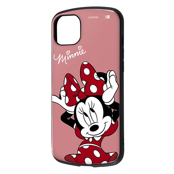 iPhone14Plus ケース ハードケース ディズニー 耐衝撃 ProCa ミニーマウス カバー アイフォン スマホケース ? Disneyカメラを護る超厚設計。衝撃をやわらげるTPU×鉛筆硬度3Hで傷に強いポリカーボネイト。ケース上部...