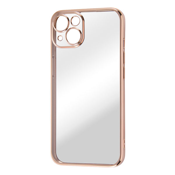 iPhone14 ケース ソフトケース TPU META Perfect ピンクゴールド カバー アイフォン スマホケース ソフト素材で耐衝撃。カメラ周りを極限まで保護する精密設計。カメラレンズに傷が付きにくい。ボタンやスピーカー穴まで保護...