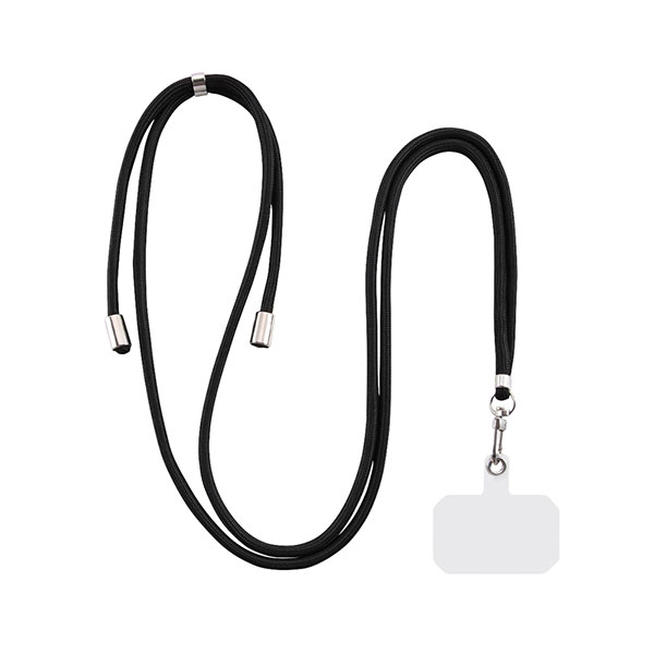 スマホショルダー ストラップ ブラック スマホストラップ ショルダー スマホアクセサリー 透明シートを挟むだけ！全端末対応。長さ調整可能。最長約160cm。透明シート同梱。 対応機種：各種スマートフォンスマホショルダー ストラップ ブラック...