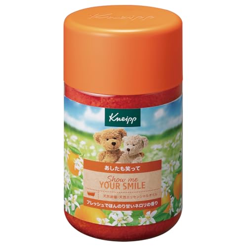 ◆商品名：【クナイプ公式】 バスソルト ネロリの香り 850g リラックス メッセージ入りネロリの香り原産国:ドイツ容量:850g成分:塩化Na、香料、ビターオレンジ花油、オレンジ果皮油、パチョリ油、レモン果皮油、アーモンド油、ポリソルベー...