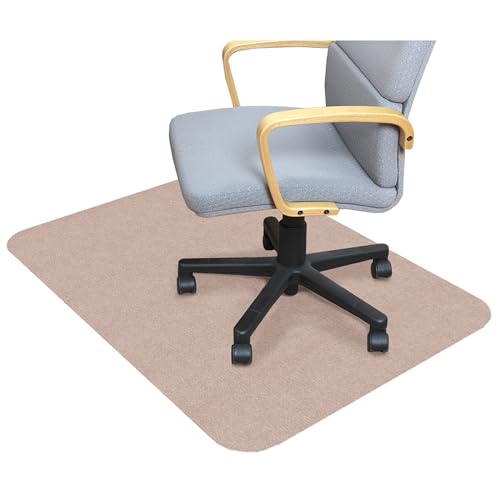 ◆商品名：サンコー チェアマット ずれない ゲーミング デスクマット 床保護 マット 滑り止め おくだけ吸着 90×120cm ベージュ 日本製 KI-63※畳やカーペットの上では吸着しません。無垢材を仕様した床、表面が傷んでいる床や老朽化...