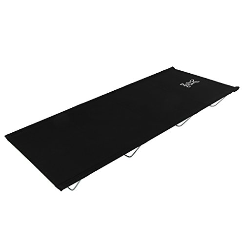 ◆商品名：DOD(ディーオーディー) ワイドキャンピングベッド ゆったりサイズで快眠キャンプ CB1-100-BKカラー:ブラックサイズ:(約)L1900×W770×H190mm収納サイズ:(約)L800×W200×H40mm重量(付属品含...