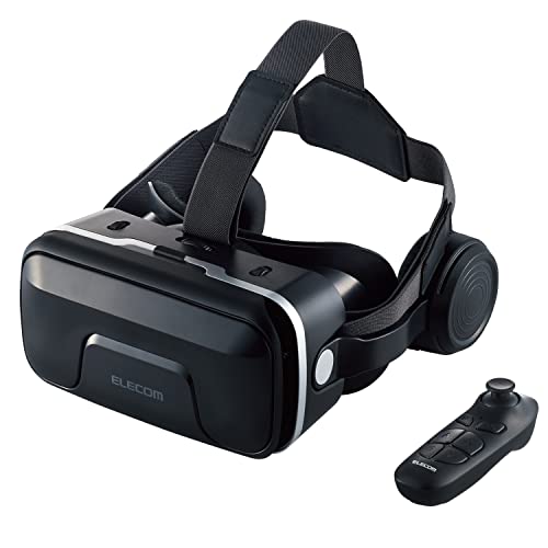 ◆商品名：エレコム VRゴーグルAndroidスマートフォン/タブレット ヘッドホン一体型タイプ 【 VRリモコンセット 】 ブラック VRG-XEHR01BKスマートフォンで充実したVR(バーチャルリアリティ)体験ができるヘッドホン一体型...