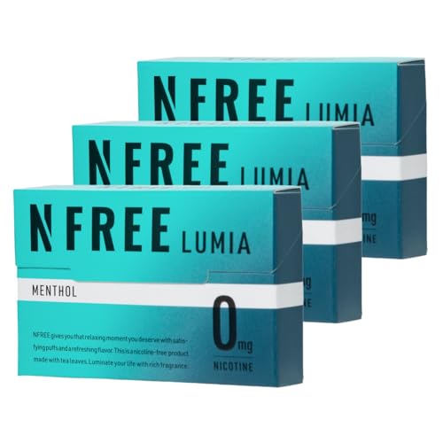 ◆商品名：NFREE LUMIA 電子タバコ 加熱式タバコ 禁煙 ニコチンゼロ ニコチン0 イルマ互換 フレーバー エヌフリー ニコチンレス vape イルマi ルミア 禁煙パイポ タールニコチンゼロ メンソール 3箱イルマなどの誘導加熱式...