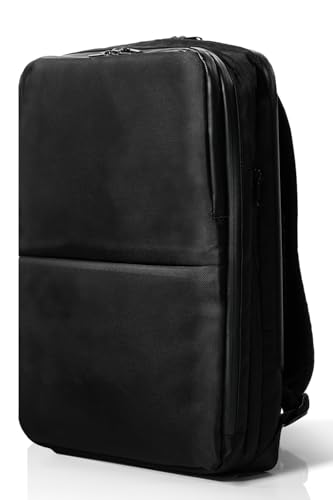 ◆商品名：[GRAV] 2倍に広がる ビジネスリュック リュック【 薄型 で かさばらない】【 大容量 19ポケット】 メンズ ビジネスバッグ 拡張機能 8L〜17L 防水 軽量 高密度撥水ナイロン 止水ファスナー 機内持ち込み 自立 前背...