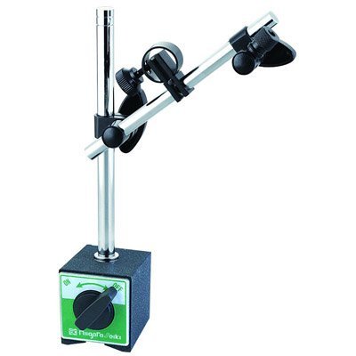 ◆商品名：新潟精機 SK マグネットベース 微動付 SB-6BDサイズ:全長50×全幅60×厚さ55mm重量:1380g用途:一般測定や機械加工現場での測定具保持に微動範囲:2mm計測器取付形状:直径6.5、8.1(ダイヤルゲージやインジケ...