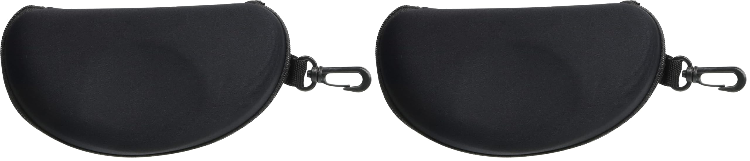 ◆商品名：メイガン(Meigan) メガネケース ウレタン セミ ハードケース サングラス 大きめフレーム用 (ファスナー式 フック付き) ブラック 2282サイズ:外寸/162×83×65mm 内寸/150×70×60mm重量:54g材質...