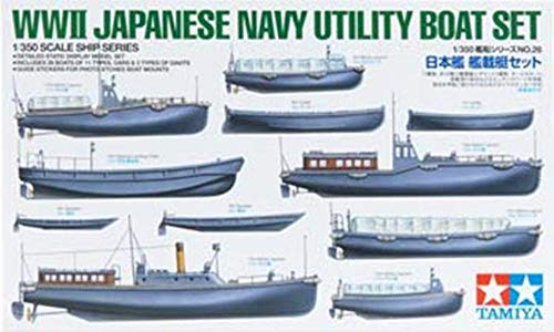 ◆商品名：タミヤ 1/350 艦船シリーズ No.26 日本海軍 艦載艇セット プラモデル 78026組み立て、塗装が必要なプラモデル。別途、工具、塗料等が必要。