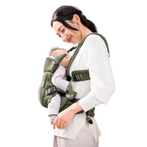 ◆商品名：Aprica(アップリカ) 抱っこ紐 ラクリス 生後14日～36か月まで 新生児から使える 4WAY (ライトカーキ) 2205681【腰がラク】腰らくサポートEXで、ママやパパの腰がラク。【呼吸がラク】首マモールとハイポジション...