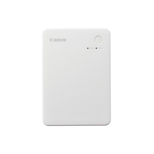 ◆商品名：キヤノン Canon スマートフォン用プリンター QX20ホワイト (高耐久/シール紙/コンパクト)スマホ専用ミニフォトプリンター高画質なシールプリントスクエアフォーマット対応/カードサイズシール対応昇華型熱転写方式ワイヤレスで持...