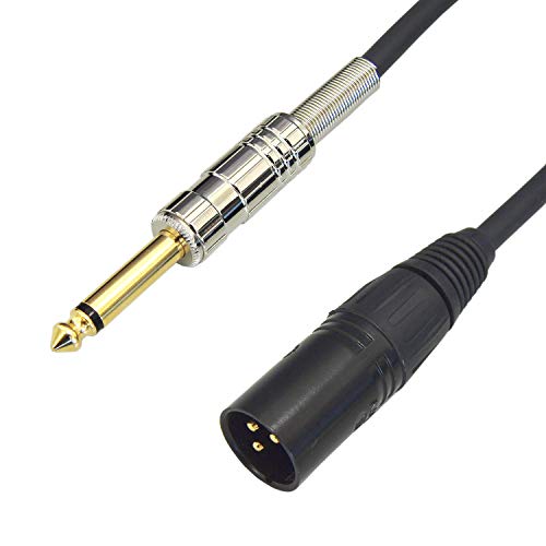 ◆商品名：F-Factory 6.3mm TS フォーン(標準)プラグ (オス) - XLR(キャノン)(オス) 変換ケーブル 1.5m FNT-XT-16015M6.3mm TS フォーン(標準)プラグ (オス) - XLR（オス）1.5...