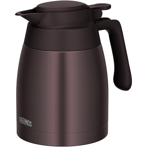 ◆商品名：【食洗機対応モデル】 サーモス ステンレスポット 1.0L ブラウン 保温ポット 卓上ポット 保温保冷 広口設計 TTG-1000 BW食洗機対応の卓上ポットが新登場！本体サイズ(約):幅18.5×奥行12.5×高さ18.0cm、...