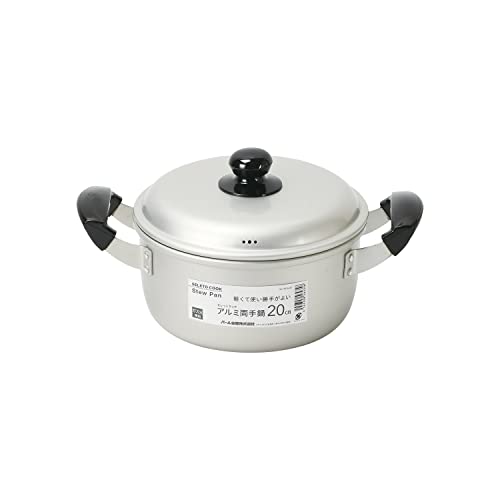◆商品名：パール金属 両手鍋 20cm アルミ製 ガス火専用 セレットクック HB-6435製品サイズ:(約)幅31.5×奥行21.5×高さ16cm、鍋の深さ:(約)10cm製品重量:(約)0.53kg表面加工:アルマイト、素材・材質:本体...