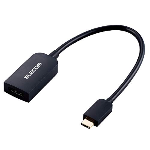 ◆商品名：エレコム USB-C HDMI 変換 (USB C to HDMI 30Hz 変換アダプタ ) 0.15m ブラック AD-CHDMIBK2USB Type-C(TM)端子を搭載した機器の映像信号を変換し、HDMI入力端子を搭載し...