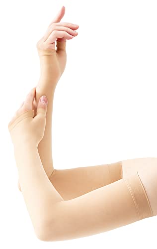 ◆商品名：アルファックス UVカット手袋 極薄着圧ファンデーション アームカバー腕の気になるお悩みをカバーしてくれる極薄のアームカバー。シワ、シミ、たるみ、黒ずみ、浮き出た血管に。素肌のように見せながらしっかりカバー。サッと着けるだけでワン...