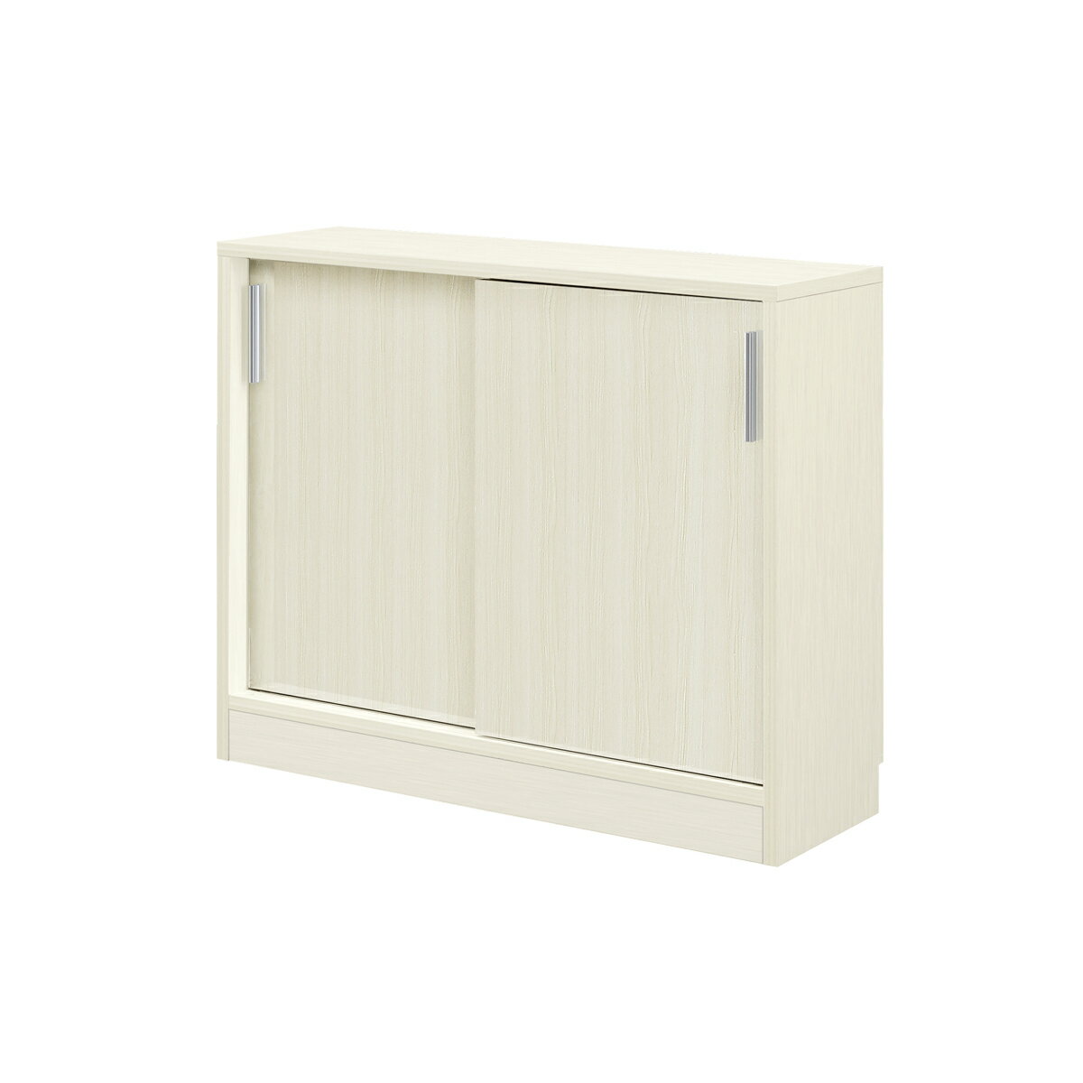 引き戸カウンター下収納 幅90奥行30高さ70cm サイズ ●外形寸法/約幅90x奥行30x高さ70cm ●棚板寸法 /約幅56.8x奥行17.5x厚み1.7cm 　　棚板の数 / 4枚 素材 ●天板/プリント紙化粧合板 ●前板：合成樹脂化...