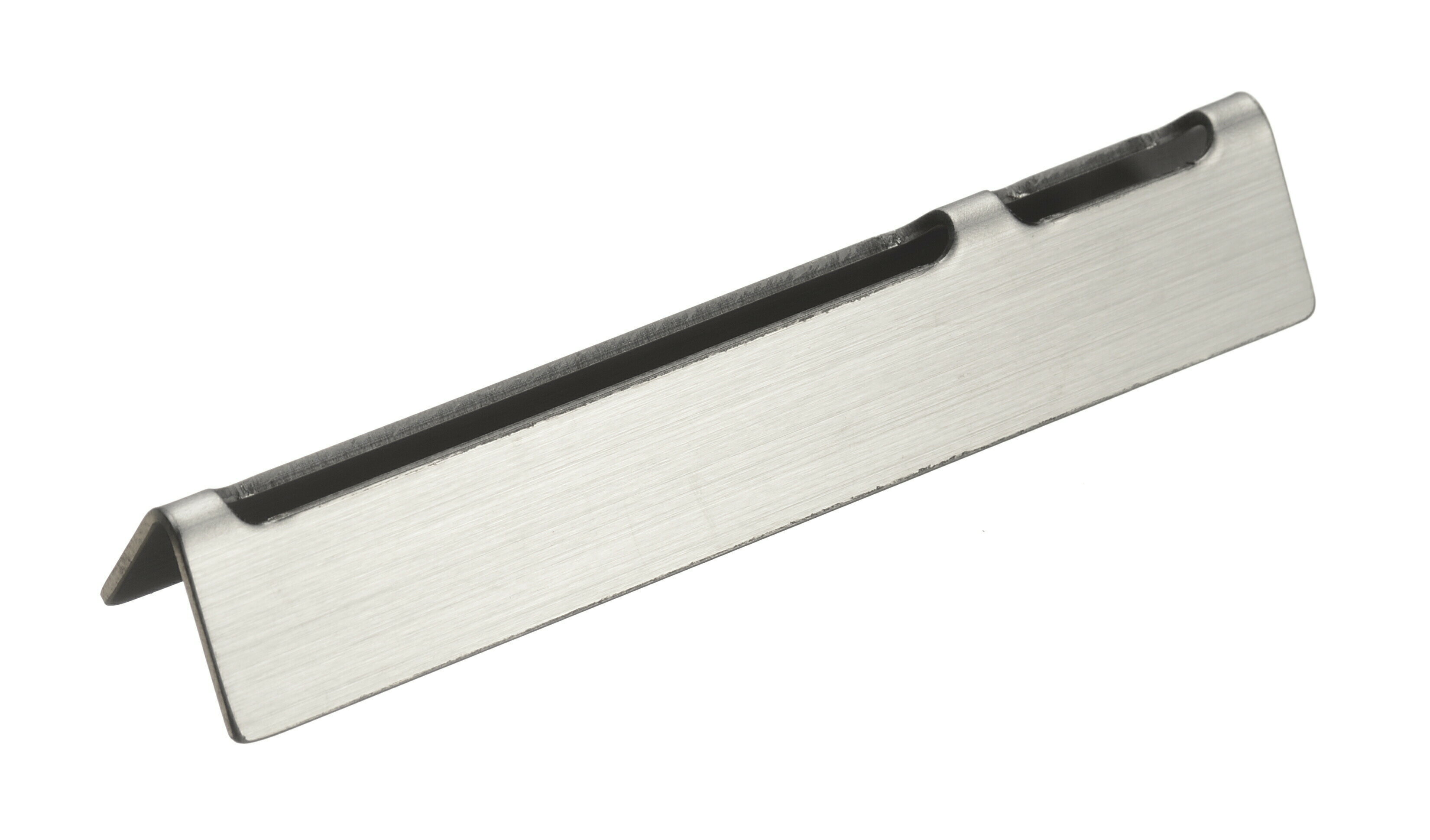 サイズ：100×17mm 板　厚：1.5mm 材　質：ヘアライン仕上げ（つや消し）