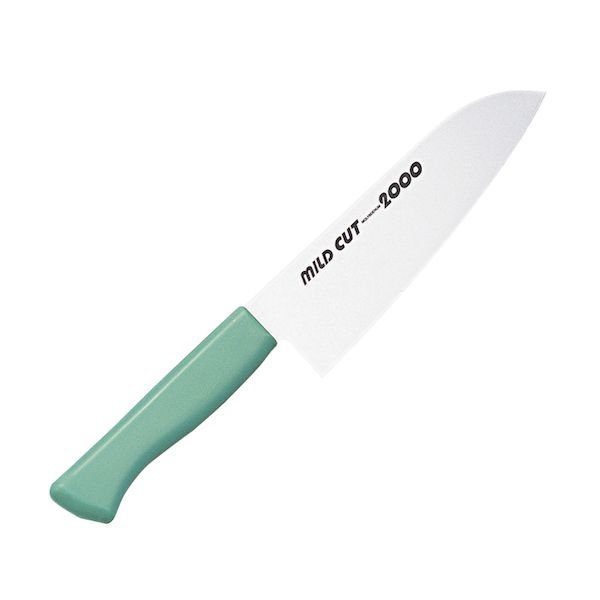 サイズ（刃渡り）:160 mm 材質：刀身＝モリブデン・バナジウム鋼/ハンドル＝ノバロンAGZ330（銀系無機抗菌剤）入りエラストマー樹脂（耐熱温度115度） 生産国：日本 ●本刃付け 砥石による本格的な刃付けを施し、鋭い切れ味を長く持続さ...