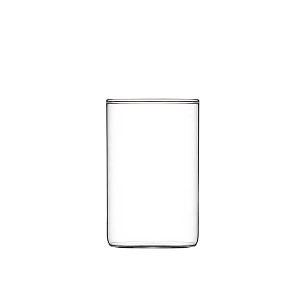 サイズ(mm)：φ65×H100 容量：295ml 材質：耐熱ガラス(耐熱温度差約120℃) 原産国：インド 使用区分:直火・オーブン/使用不可 使い始めは、中性洗剤などで洗ってから使用してください。