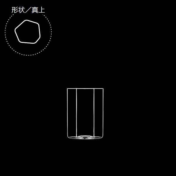サイズ(mm)：φ63×H85 容量：190ml 材質：ガラス 原産国：日本 使用区分:電子レンジ・直火・オーブン・洗浄機/使用不可 使い始めは、中性洗剤などで洗ってから使用してください。 ※ひとつひとつ手作業で生産していますので、サイズが...