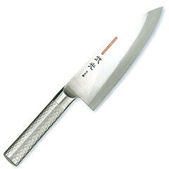 サイズ（刃渡り）:180 mm 材質：刀身＝日本鋼・打刃物/ハンドル＝18-8ステンレス鋼 生産国：日本 ●本刃付け 砥石による本格的な刃付けを施し、鋭い切れ味を長く持続させます。 ●本研刃造り プロの技術者により、本刃付けする前に研ぎなお...
