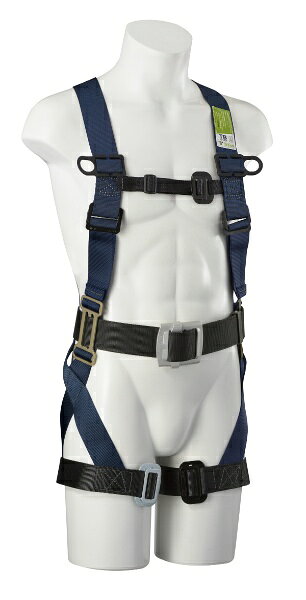 腿ベルトが水平タイプのベーシックモデル。　TBハーネス専用固定板2枚付属。 肩・腿ベルト：幅45mmポリエステル 胸ベルト：幅25mmナイロン 肩バックル：スチール 胸クリップ：プレートタイプ（スチール） 腿バックル：プレートバックル（スチ...