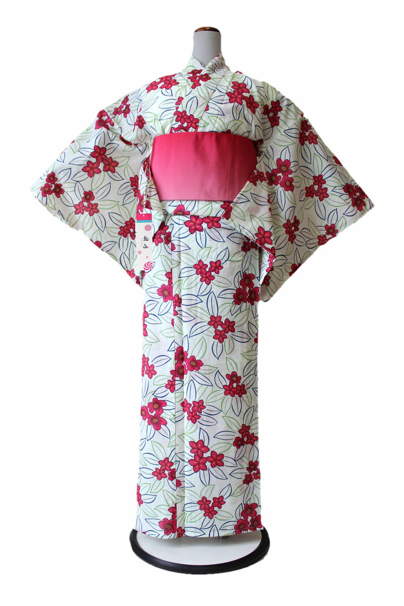 商品詳細 浴衣サイズ 寸法：フリーサイズ 身長約155センチから 168センチ程度の方まで着用可能 素材 綿100％ 商品説明 お仕立て上がり 綿素材浴衣のご紹介です。 仕立て上がりですので 直ぐに着用頂けます。 浴衣着付けセット大好評販売...