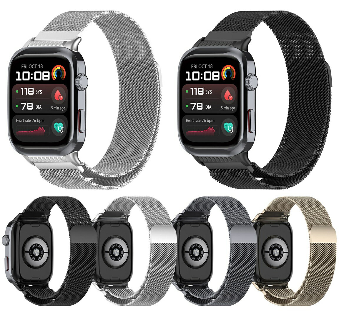 マグネットで簡単装着、手元が魅せる上質スタイルへ。 HUAWEI Watch D2を、より快適に、よりスタイリッシュに。このHUAWEI Watch D2専用の替えバンドは、上質なステンレスベルトを採用し、あなたのスマートウォッチをワンラン...