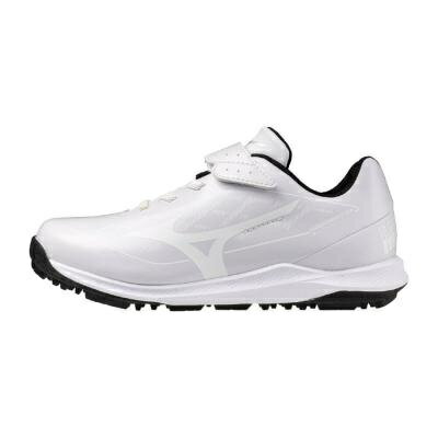 ■メーカー名：MIZUNO（ミズノ） ■品名 ：クッションレボダイア トレーナー Jr. ■品番：11GT252701 ■カラー：01：ホワイト×ホワイト ■サイズ：21.0m～22.5cm ■素材：甲材：人工皮革×合成皮革 ■底材：合成底...