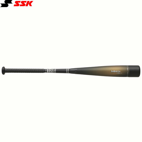 ■メーカー：SSK（エスエスケイ） ■品名：少年軟式用FRP製バット MM18ジュニアヘビー ■メーカー型番：SBB5085MD/ミドルバランス ■カラー：(9038) BLK/GLD ■サイズ 80cm/650g平均 82cm/660g平...