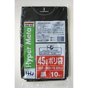 商品説明 メーカー ハウスホールドジャパン株式会社 商品名 ポリ袋　45L　メタロセン配合 品　番 BM42 サイズ 0.025×650×800mm 厚　み 0.025mm 材　質 LLDPE＋メタロセン配合 色 黒 冊入り数 10枚入り/...