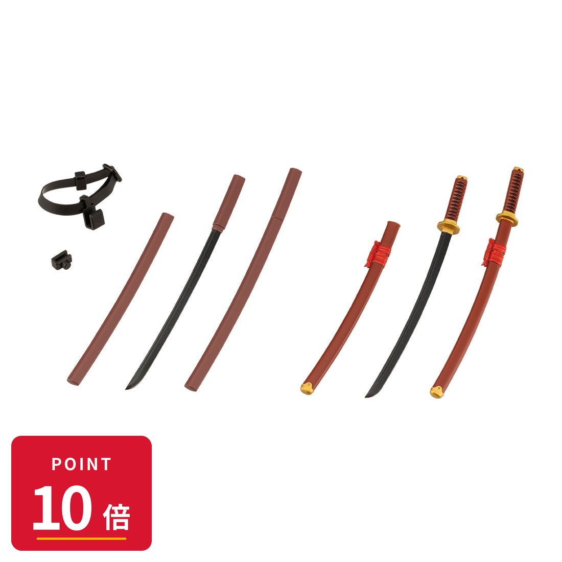 人気のウェポンユニットシリーズ日本刀2が刀身を黒く染め登場！通常の日本刀2から成型色を一新。メタリックブラックで刀身を塗装しています。「無限邂逅メガロマリア」や「アルカナディア」などキャラクタープラモのスケール感に合わせたサイズ感とディテー...